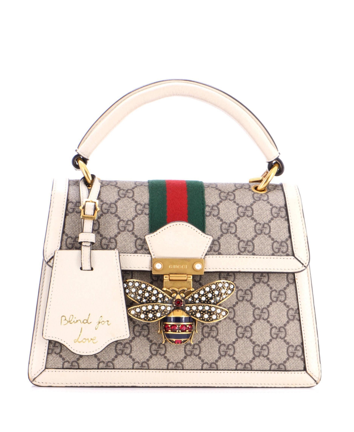 Click here for Pre-Owned Gucci Small Queen Margaret Top Handle Ba... prices
