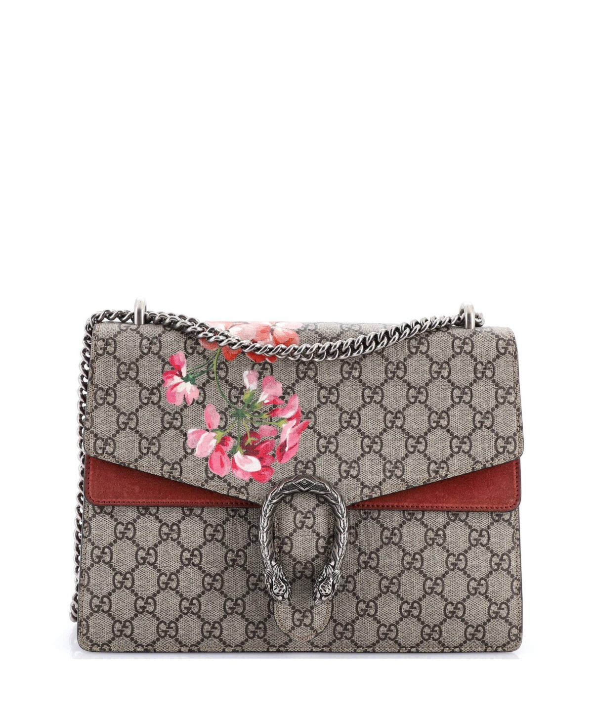 Click here for Pre-Owned Gucci Medium Dionysus Bag Blooms Print G... prices