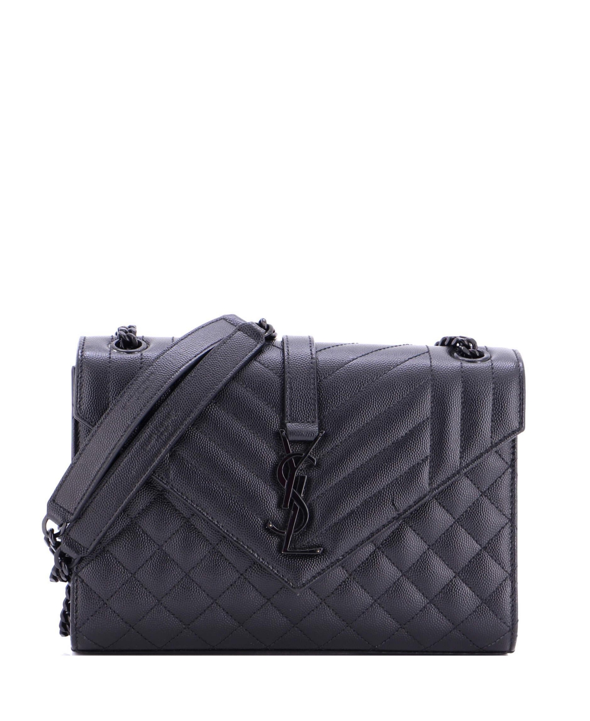 Click here for Pre-Owned Saint Laurent Medium Classic Monogram En... prices