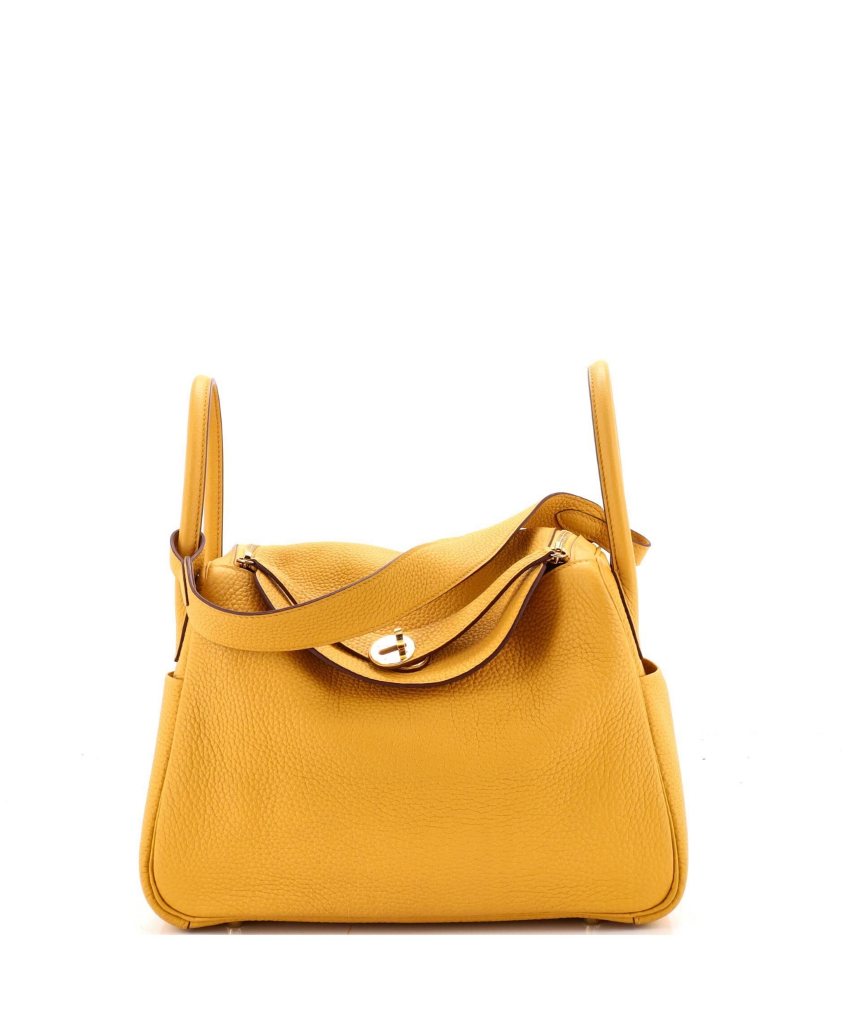 Click here for Pre-Owned HERMES 30 Lindy Bag Clemence - Yellow prices