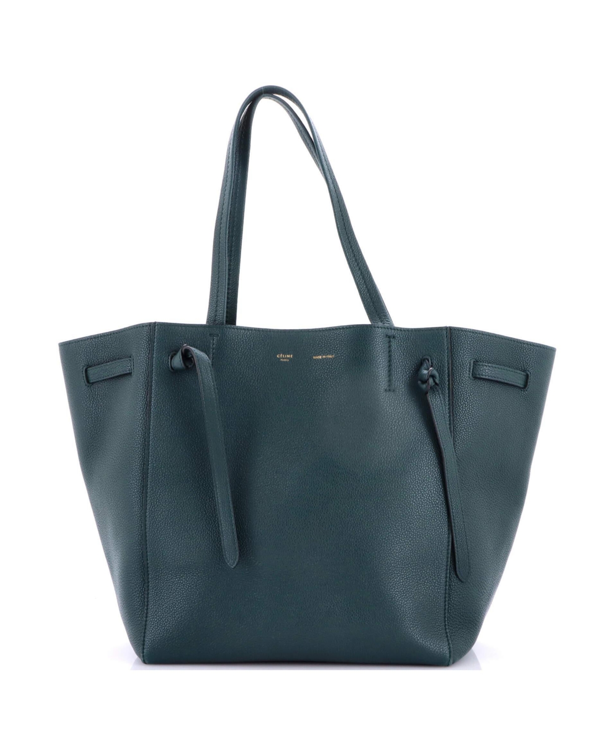 Click here for Pre-Owned Celine Small Phantom Tie Cabas Tote Leat... prices