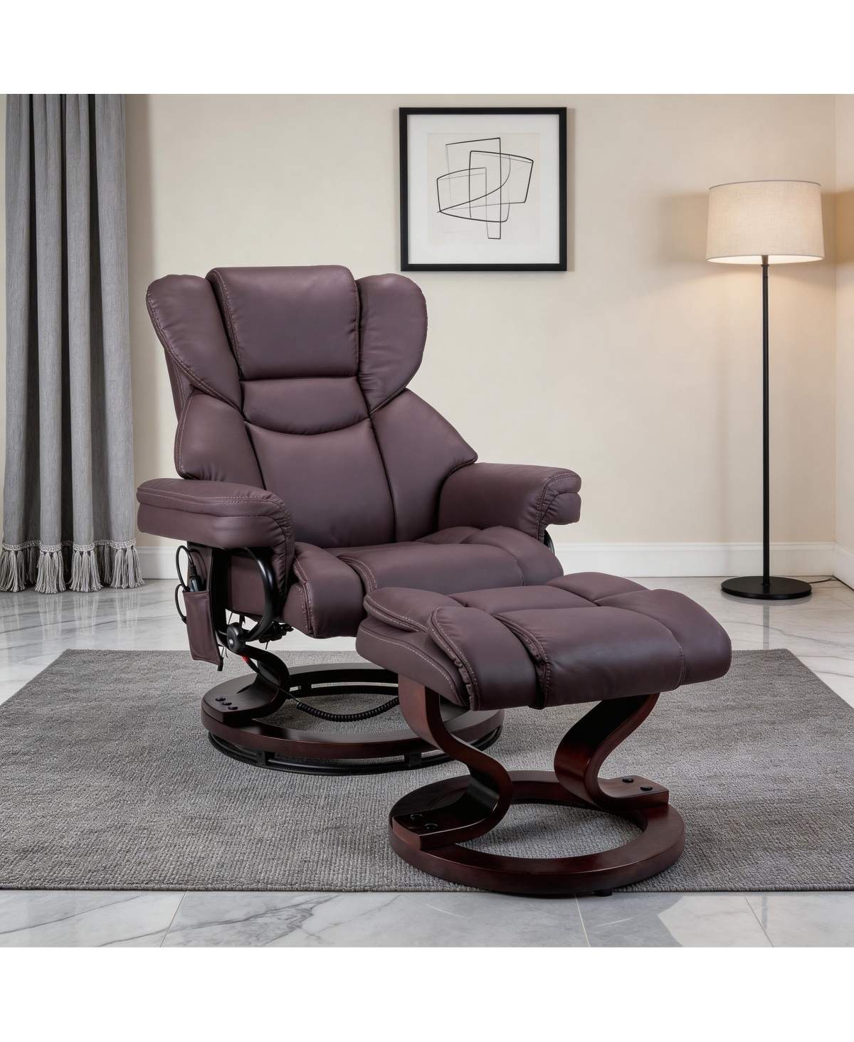 Click here for Streamdale Furniture 8 Point Heated Massage Reclin... prices