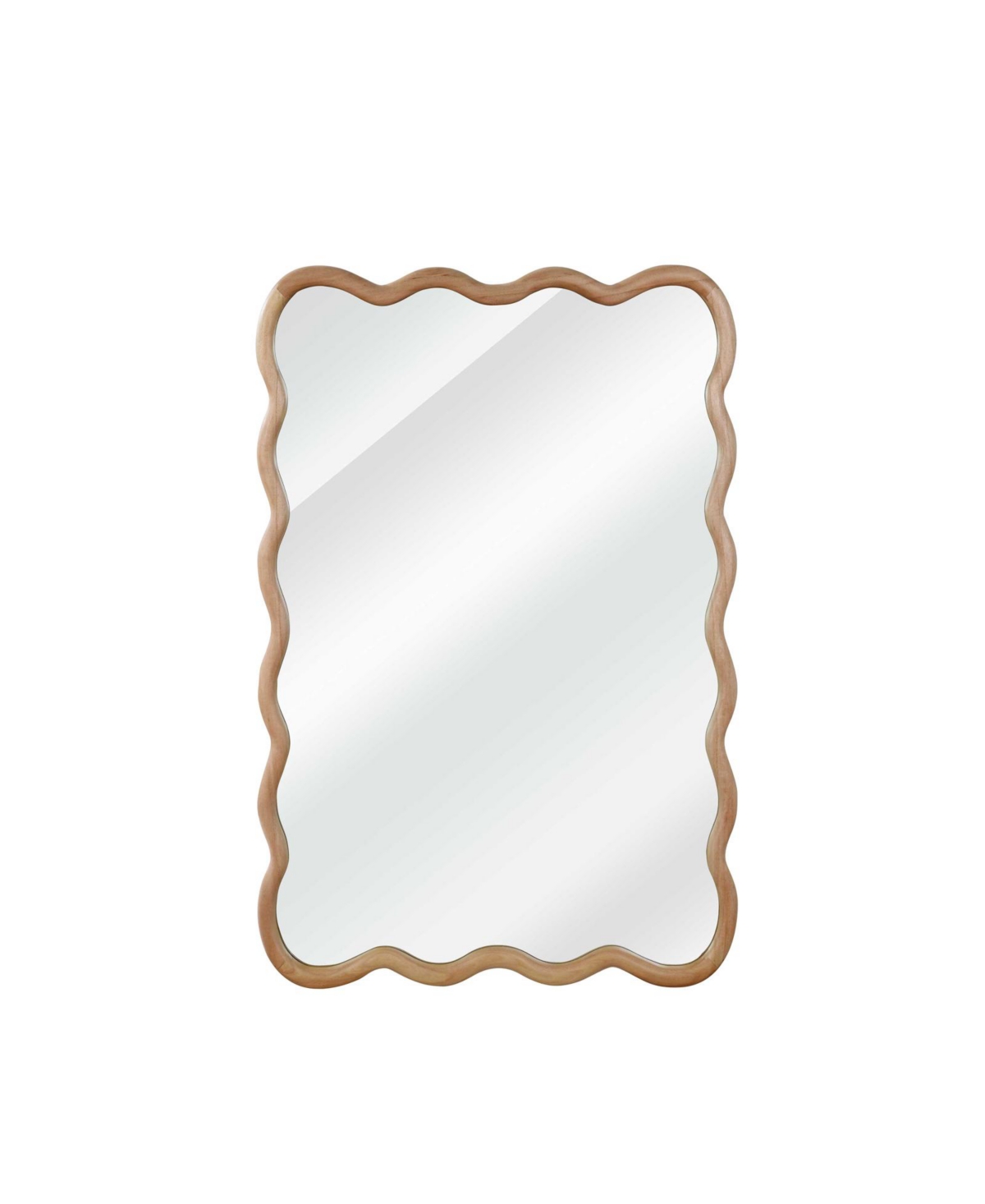 Click here for Phying Wood Color Wavy Rectangle Solid Wood Frame... prices