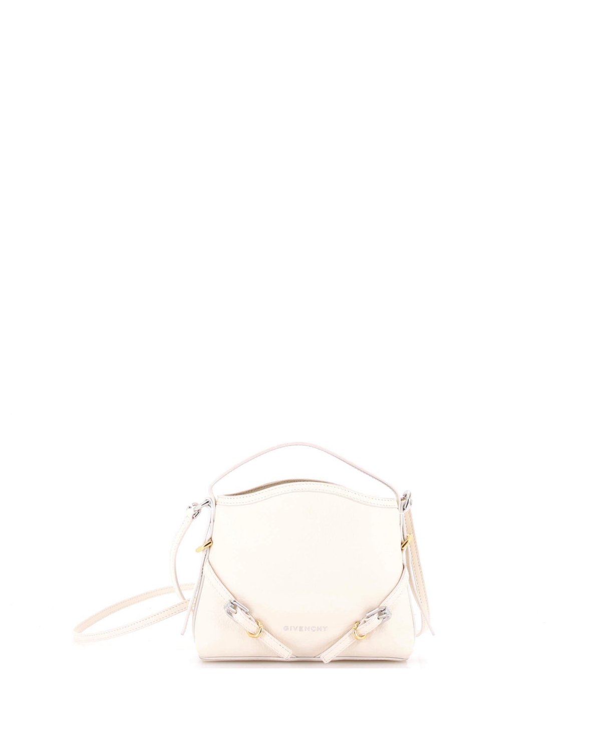 Click here for Pre-Owned Givenchy Nano Voyou Shoulder Bag Leather... prices