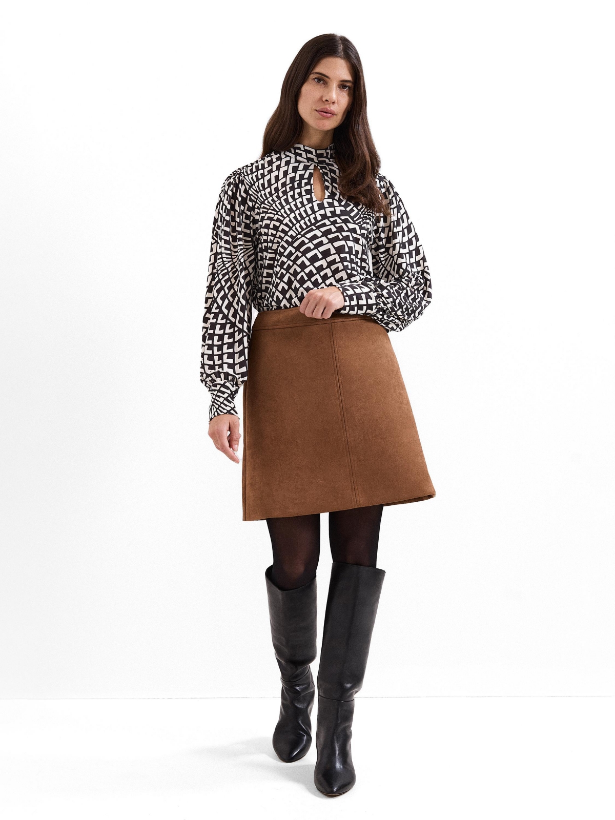 Click here for Phase Eight Womens Felisity Mini Skirt - Tan prices