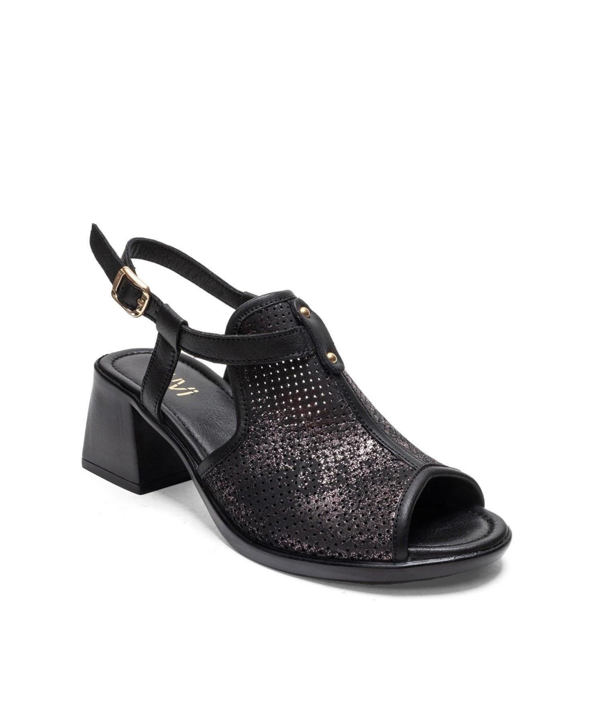Click here for Forever & Always Shoes Womens Janelle Leather Bloc... prices