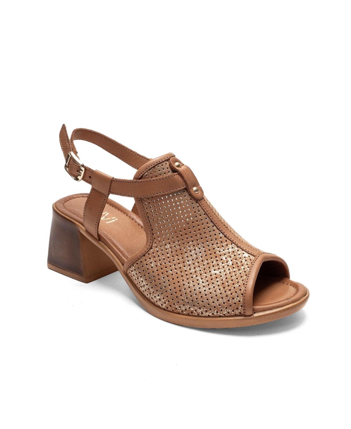 Click here for Forever & Always Shoes Womens Janelle Leather Bloc... prices