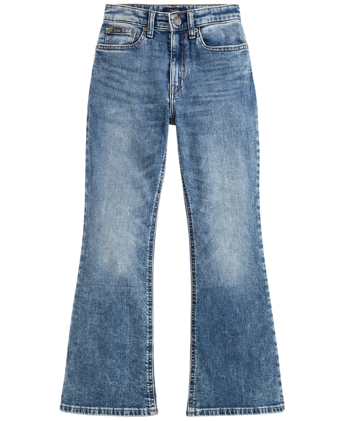 Click here for Polo Ralph Lauren Girls 7-16 Flared Stretch Denim... prices