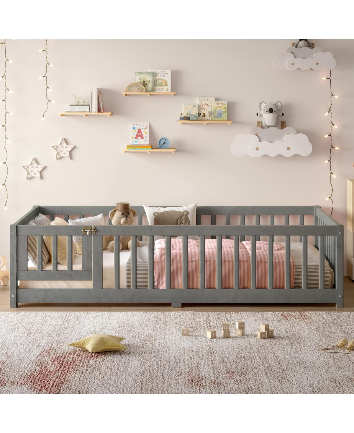 Click here for Streamdale Furniture Floor Bed with Safety Guardra... prices