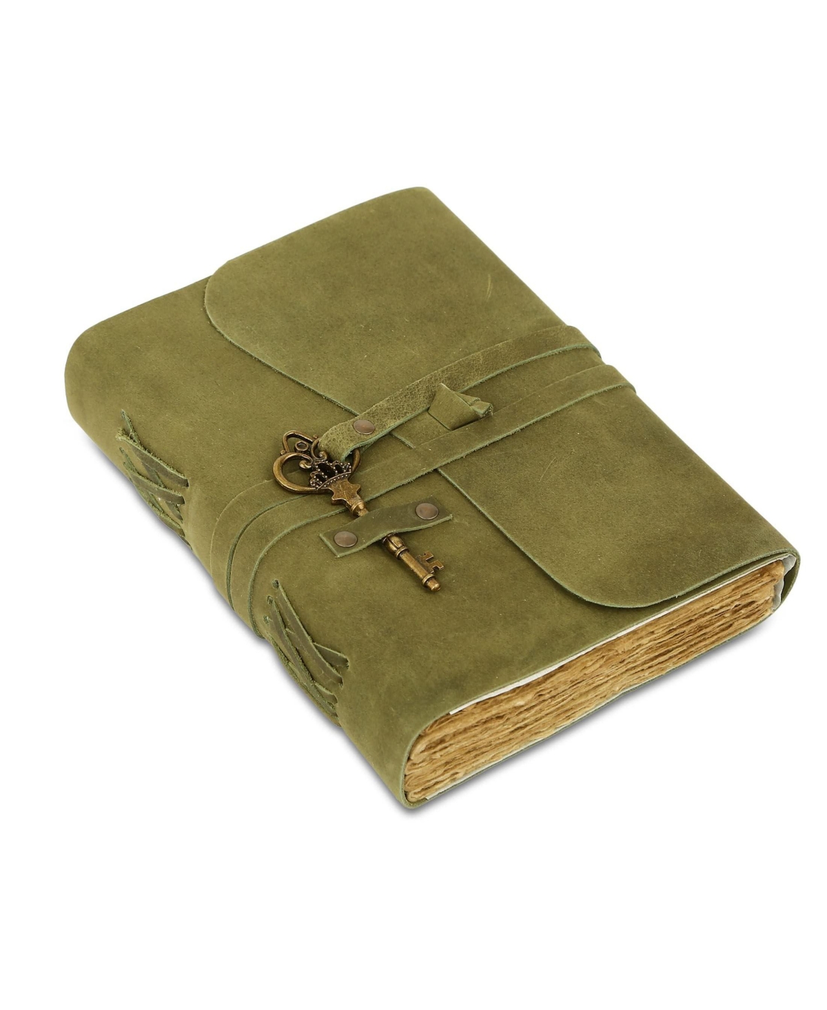 Click here for Gnuadz Leather Journal Deckle Edge Paper Vintage K... prices