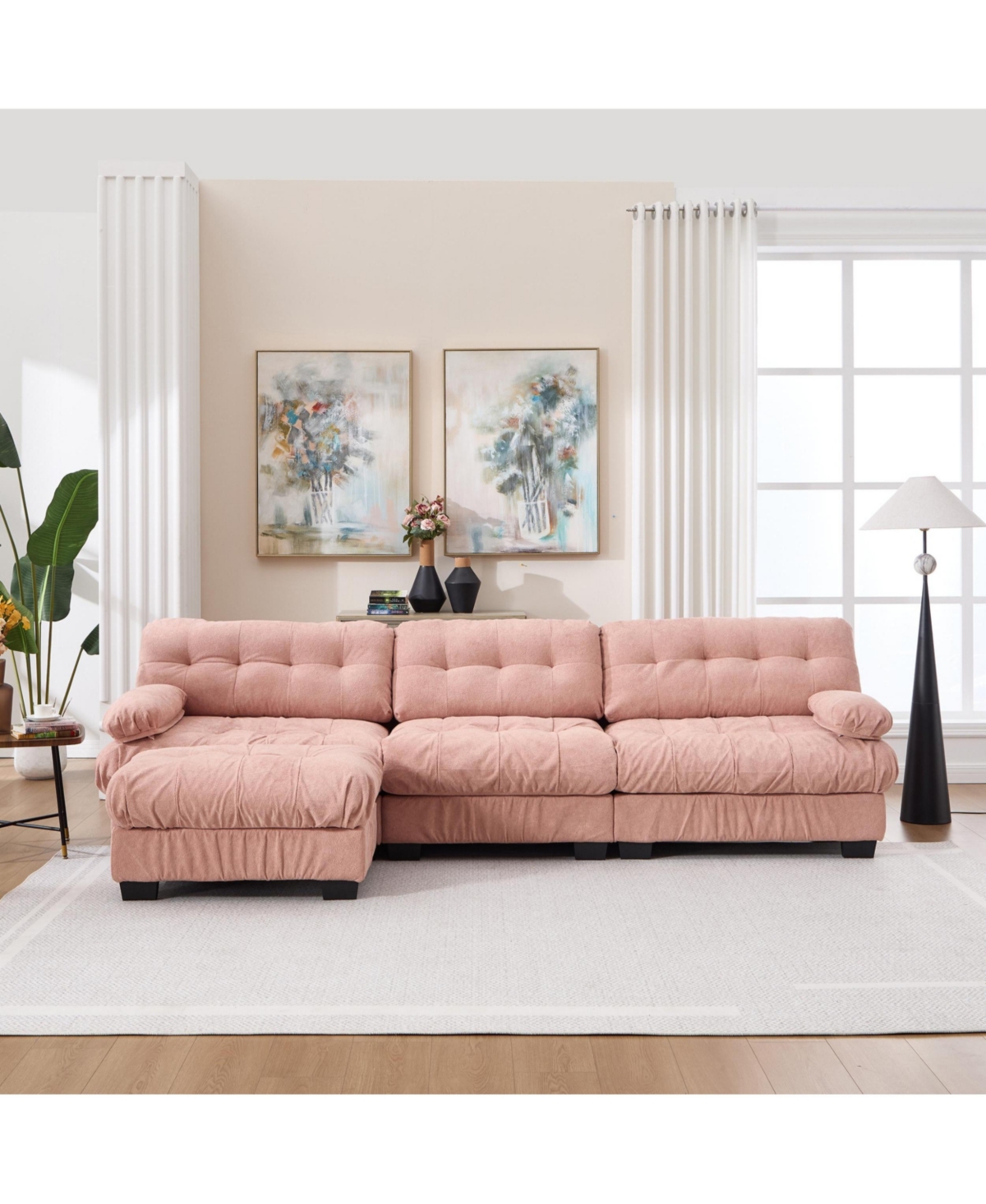 Click here for Clihome Modular Sectional Sofa Cloud Couch  L Shap... prices