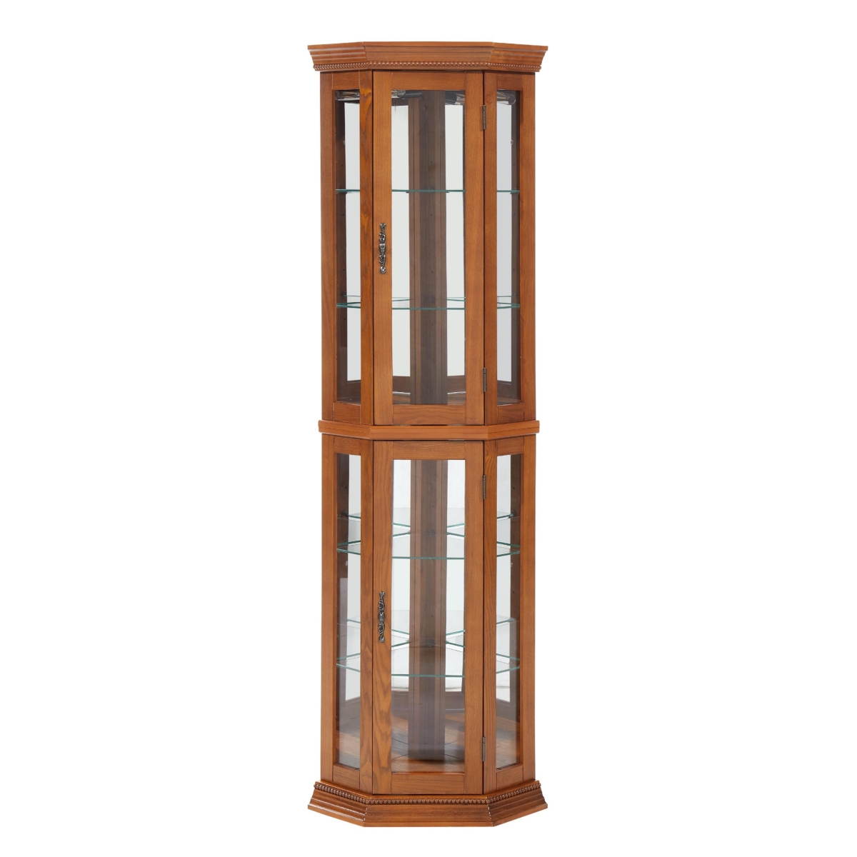 Click here for sumyeg Corner Glass Curio Cabinet Led Lit Display... prices