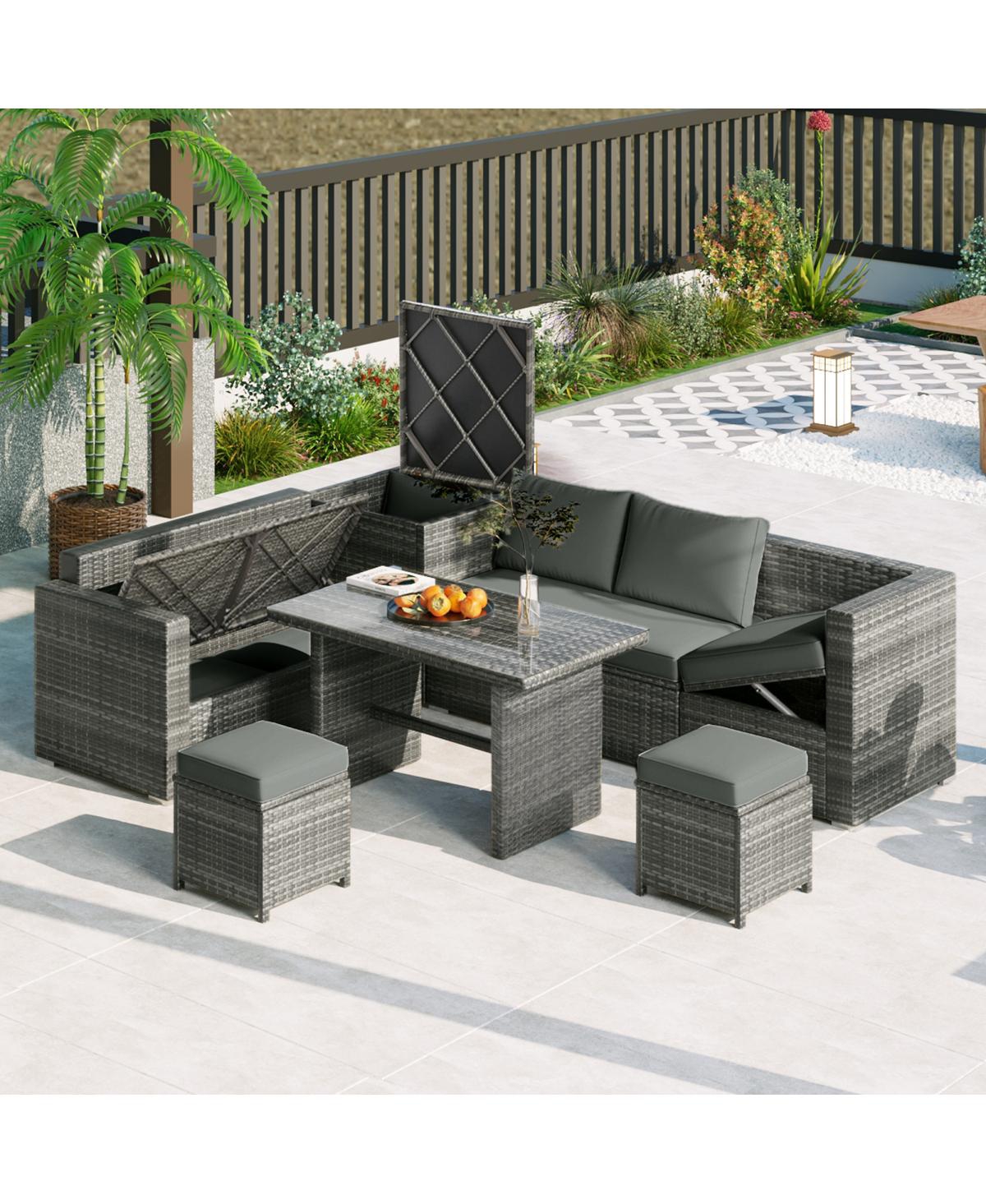Click here for Streamdale Furniture 6-Piece All-Weather Pe Rattan... prices