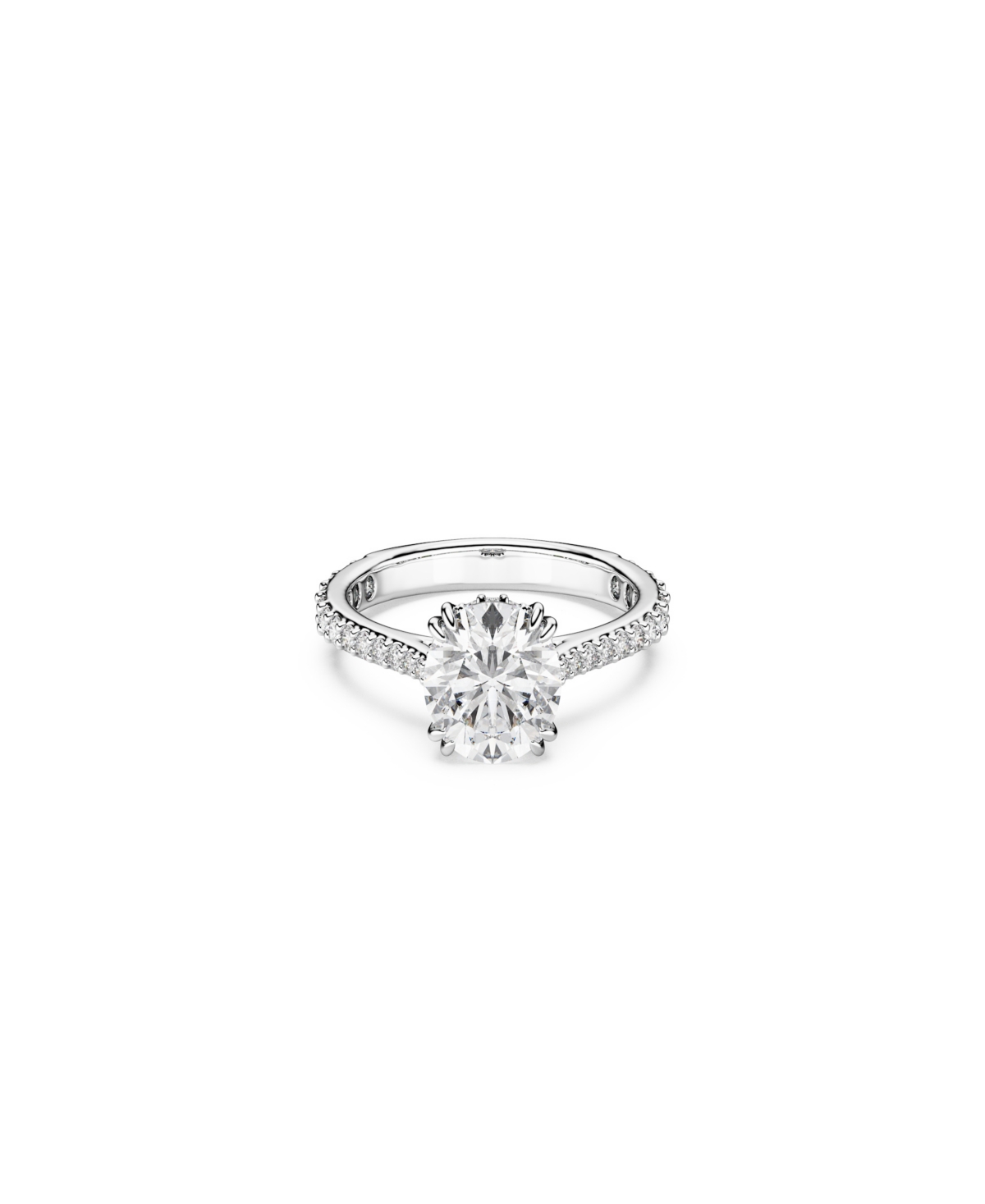 Click here for Swarovski Silver-Tone Plated Stilla Cocktail Ring... prices