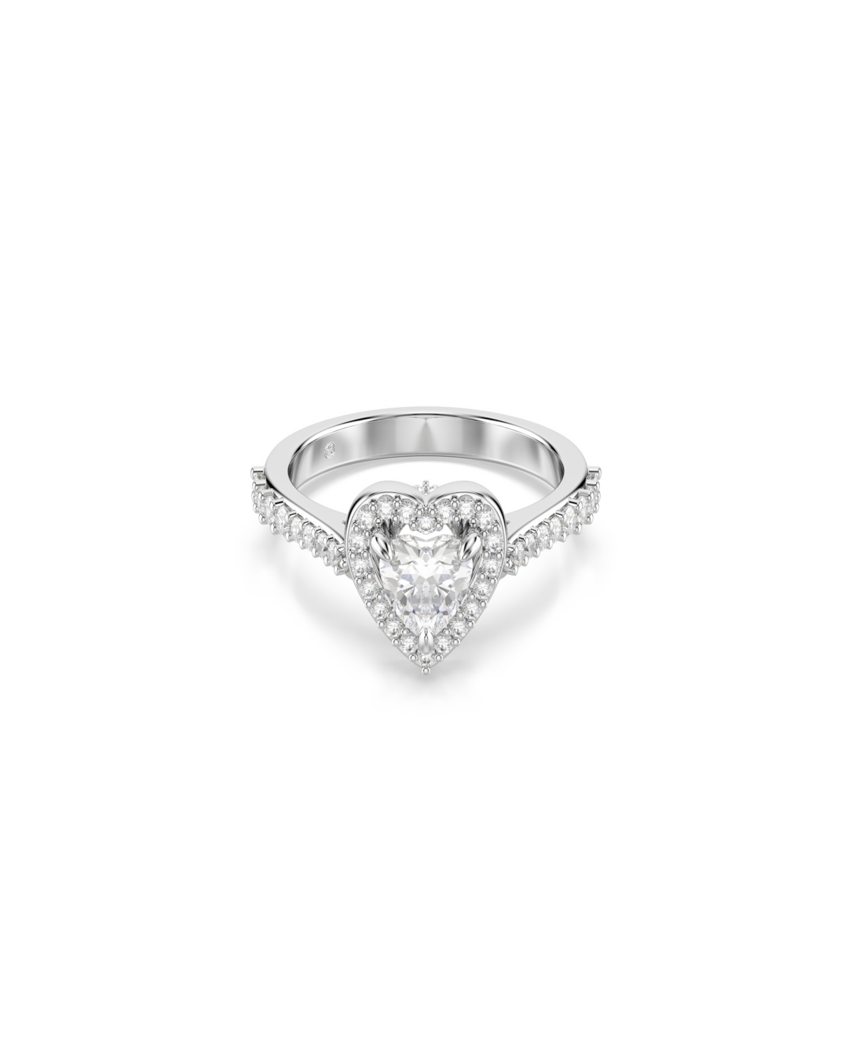 Click here for Swarovski Rhodium-Tone Plated Una Angelic Motif Ri... prices