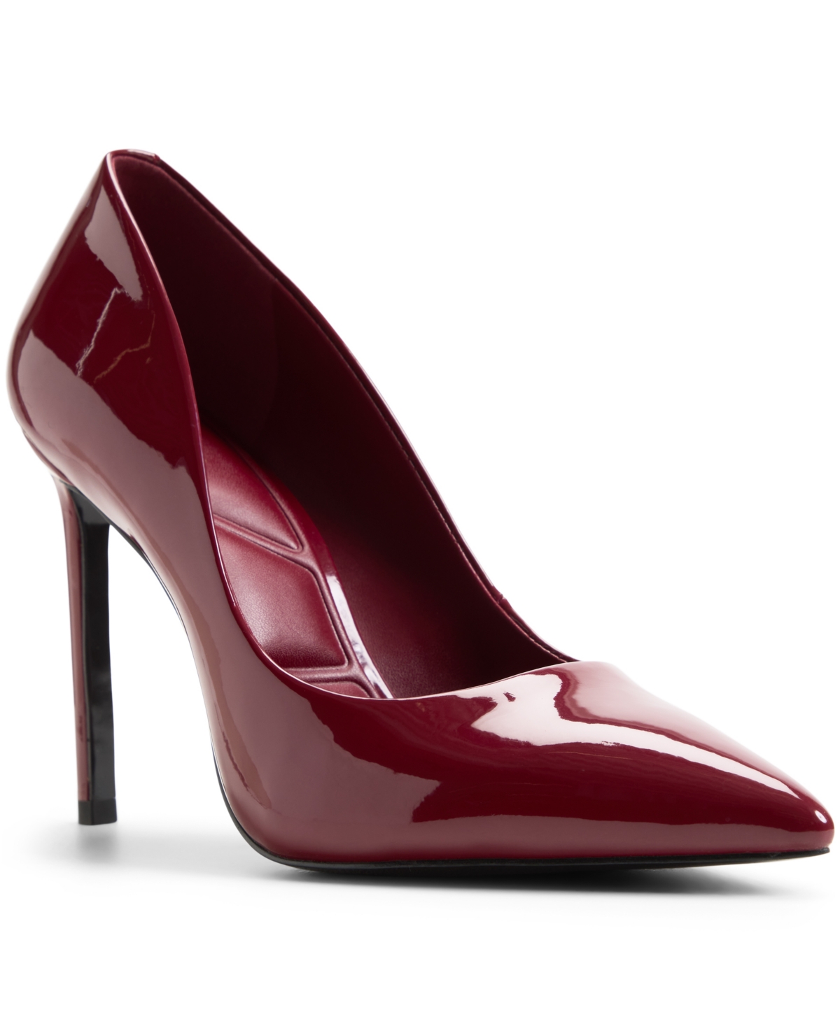 Click here for Aldo Womens Stessy 2.0 Pointed Toe Pumps - Dark Re... prices