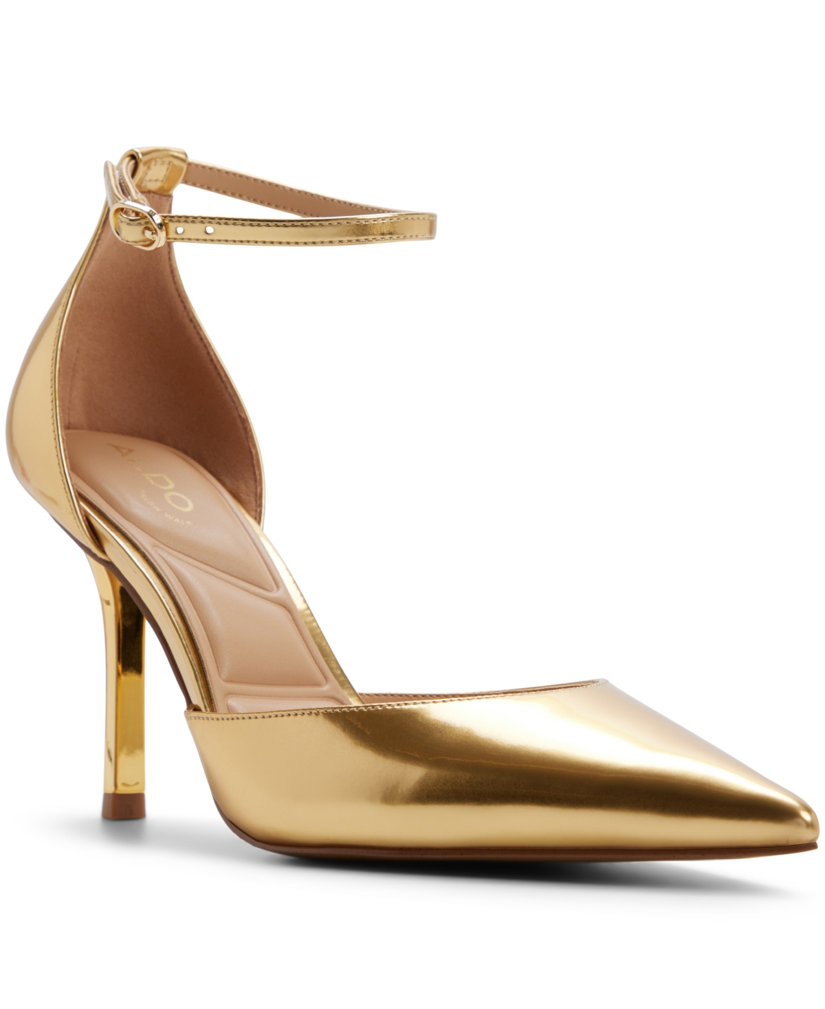 Click here for Aldo Womens Jossephine Pointed Toe Pumps - Gold Me... prices