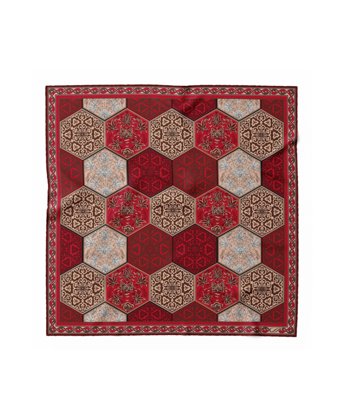 Click here for Elizabetta Mens Dante Silk Pocket Square - Red prices