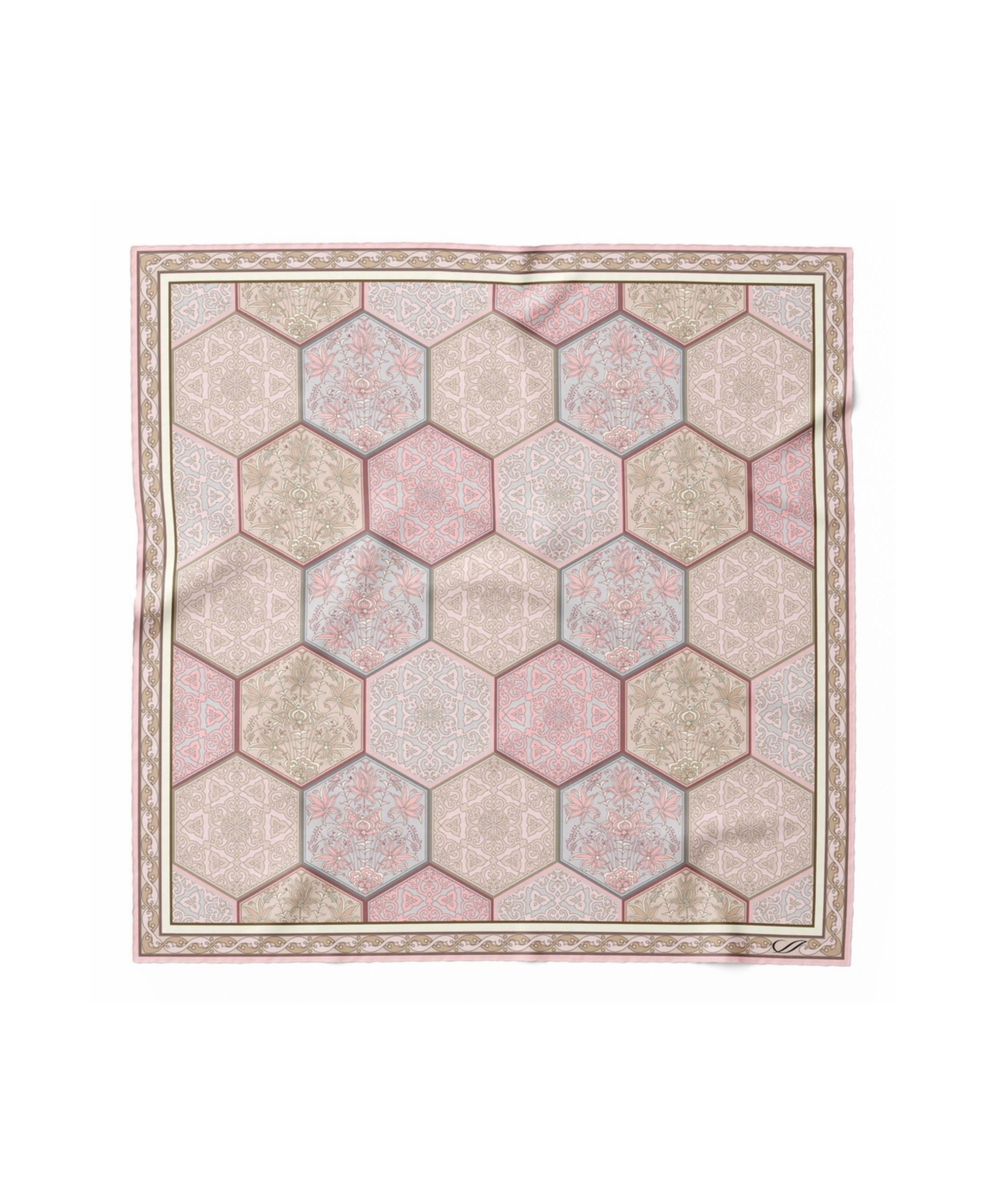 Click here for Elizabetta Mens Dante Silk Pocket Square - Pink prices
