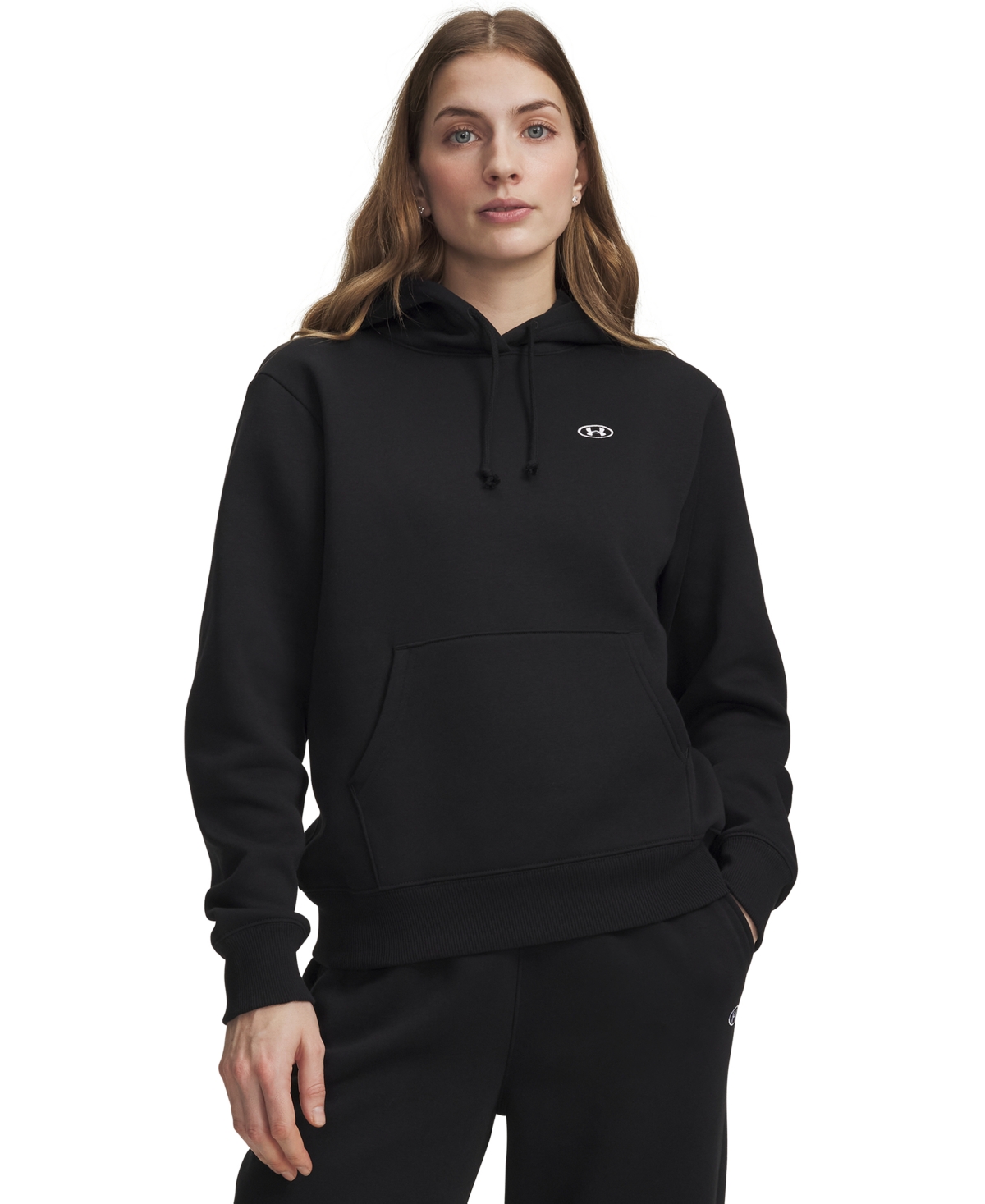 Click here for Under Armour Womens Rival Fleece Pul-On Hoodie - U... prices