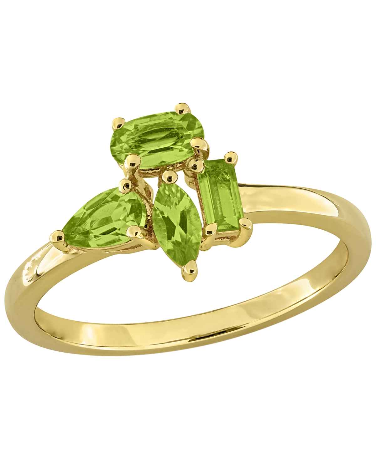 Click here for Macys Peridot (3/4 ct. t.w.) Ring in 18k Gold-Flas... prices