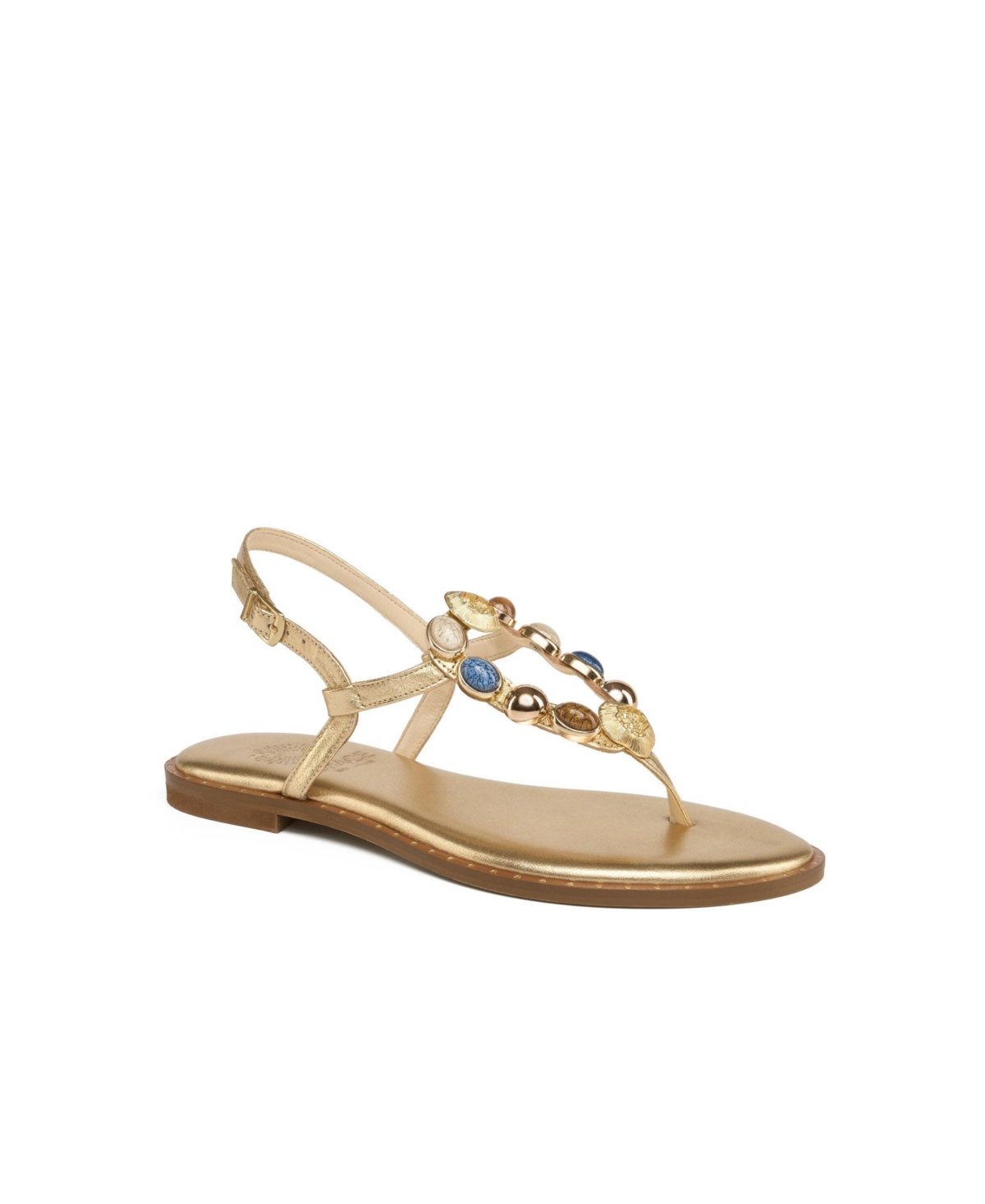 Click here for Grace Footwear Womens Sansal Embellished T Strap S... prices