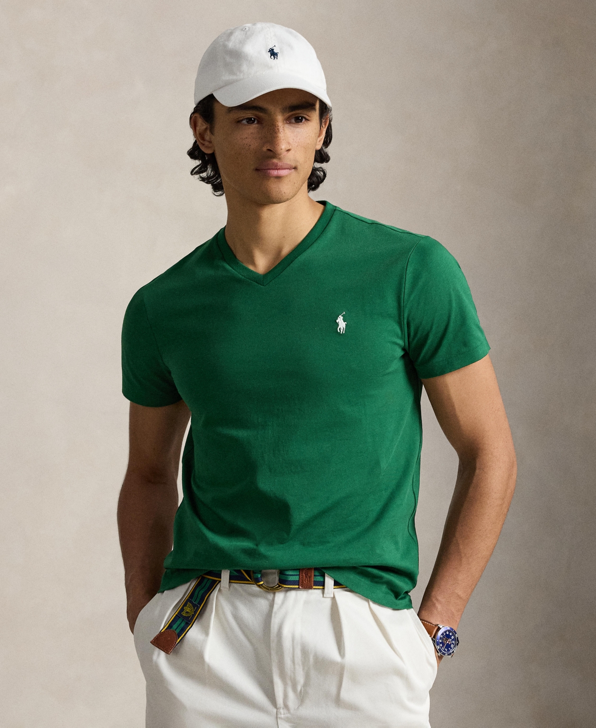 Click here for Polo Ralph Lauren Mens Classic-Fit V Neck T-Shirt... prices