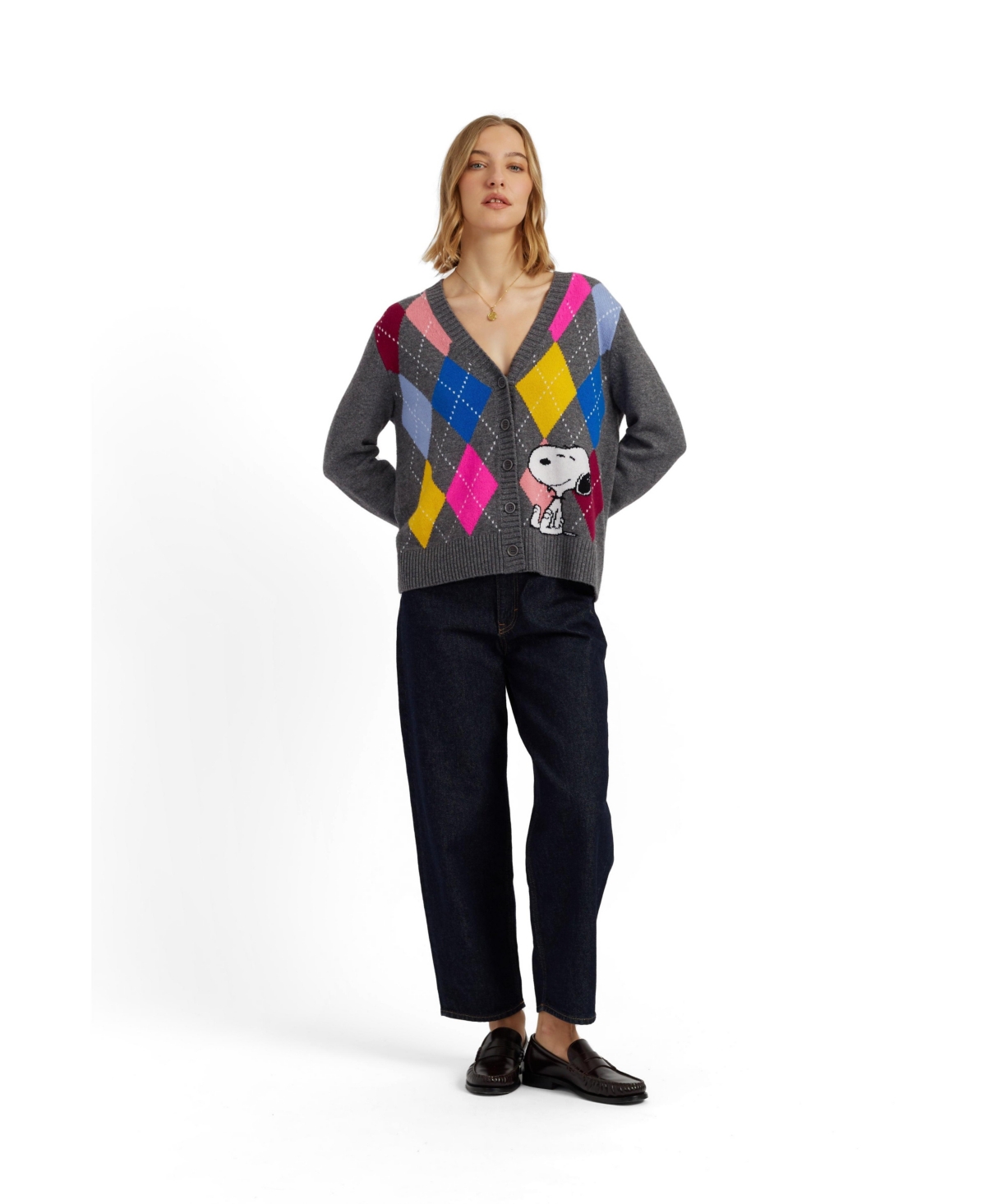 Click here for Chinti and Parker Womens Wool-Cashmere Snoopy Argy... prices