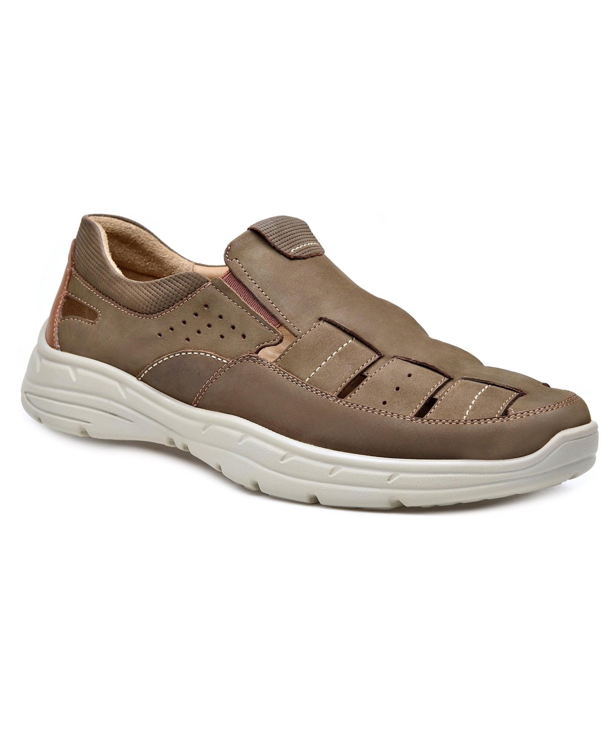 Click here for Pazstor Mens Premium Comfort Leather Closed Toe Ca... prices