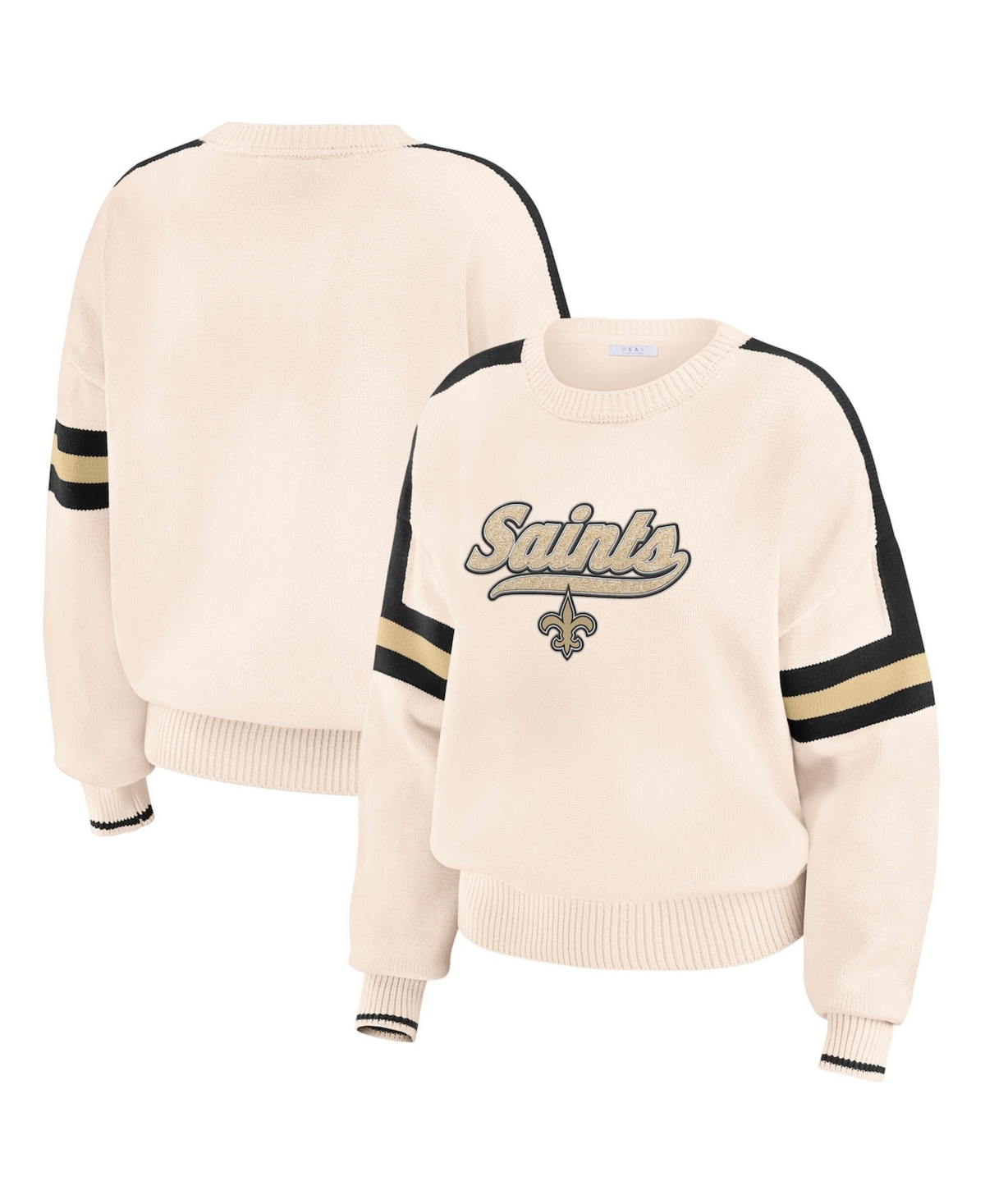 Click here for Wear by Erin Andrews Womens Cream New Orleans Sain... prices