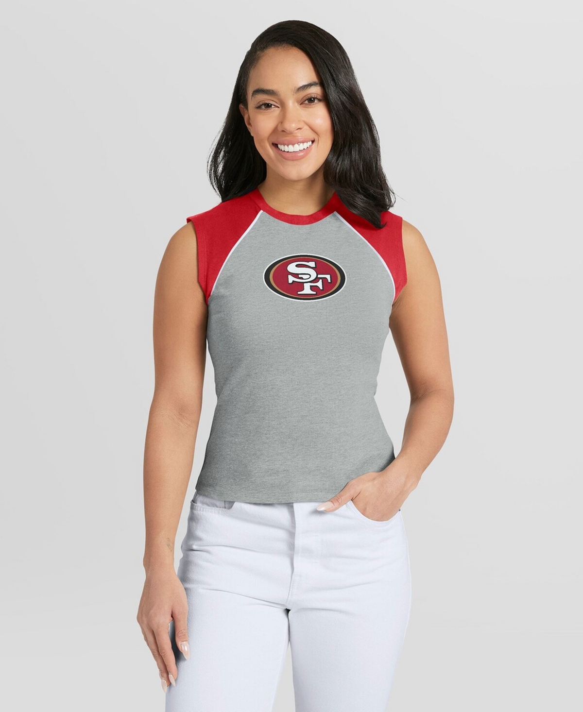 Click here for Wear by Erin Andrews Womens Gray San Francisco 49e... prices