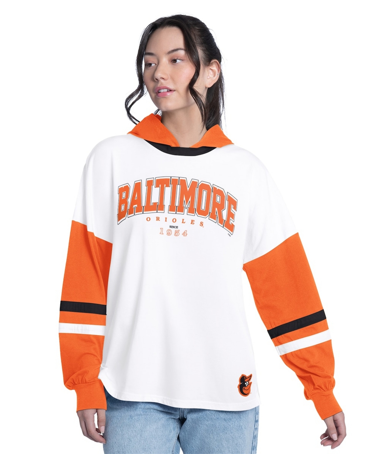 Click here for G-iii 4Her by Carl Banks Womens White/Orange Balti... prices
