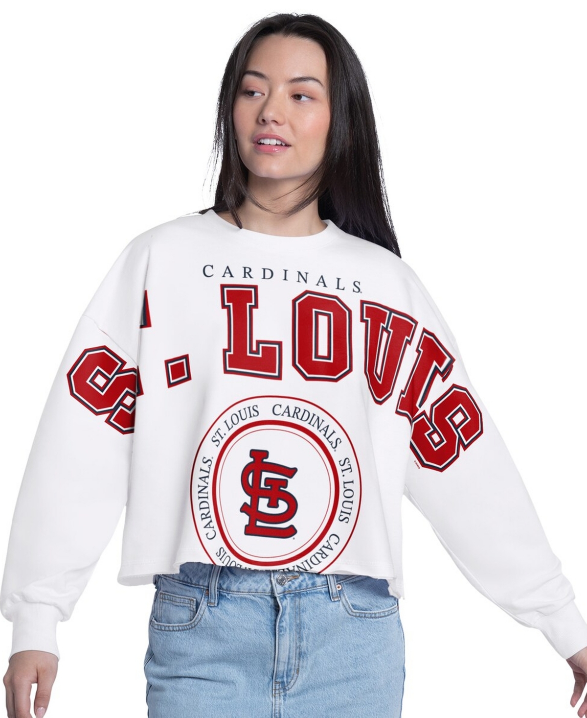 Click here for G-iii 4Her by Carl Banks Womens White St. Louis Ca... prices