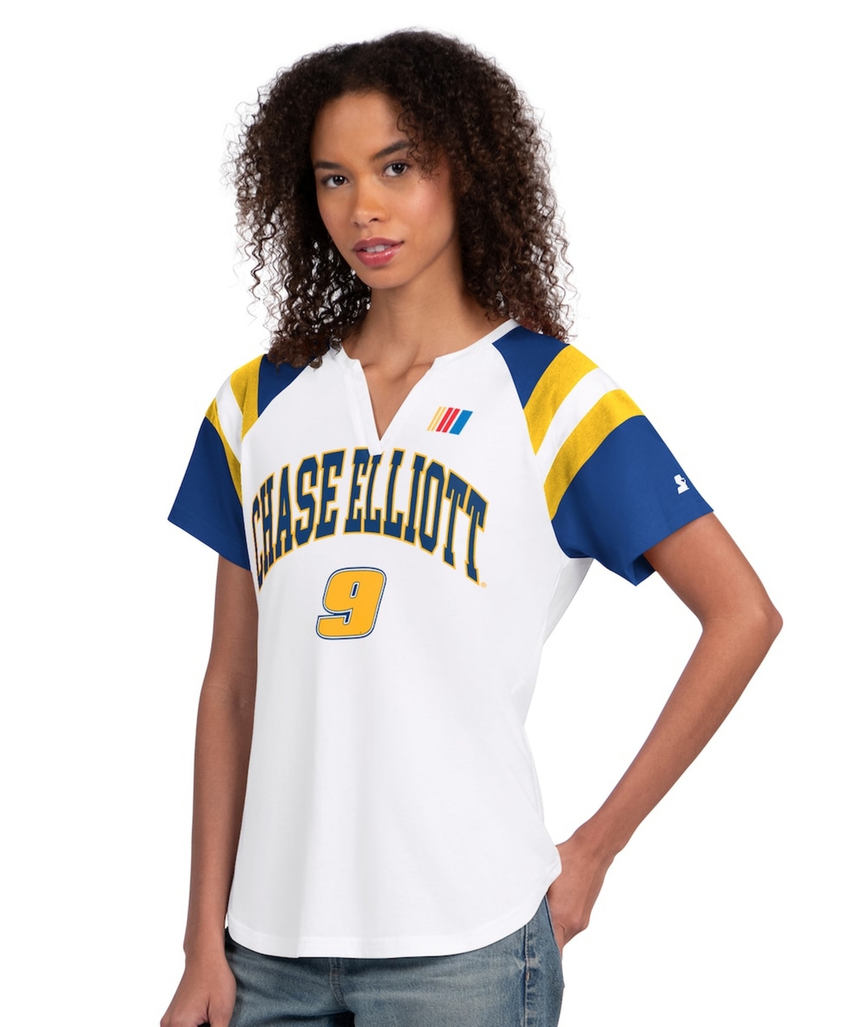 Click here for G-iii 4Her by Carl Banks Womens White Chase Elliot... prices