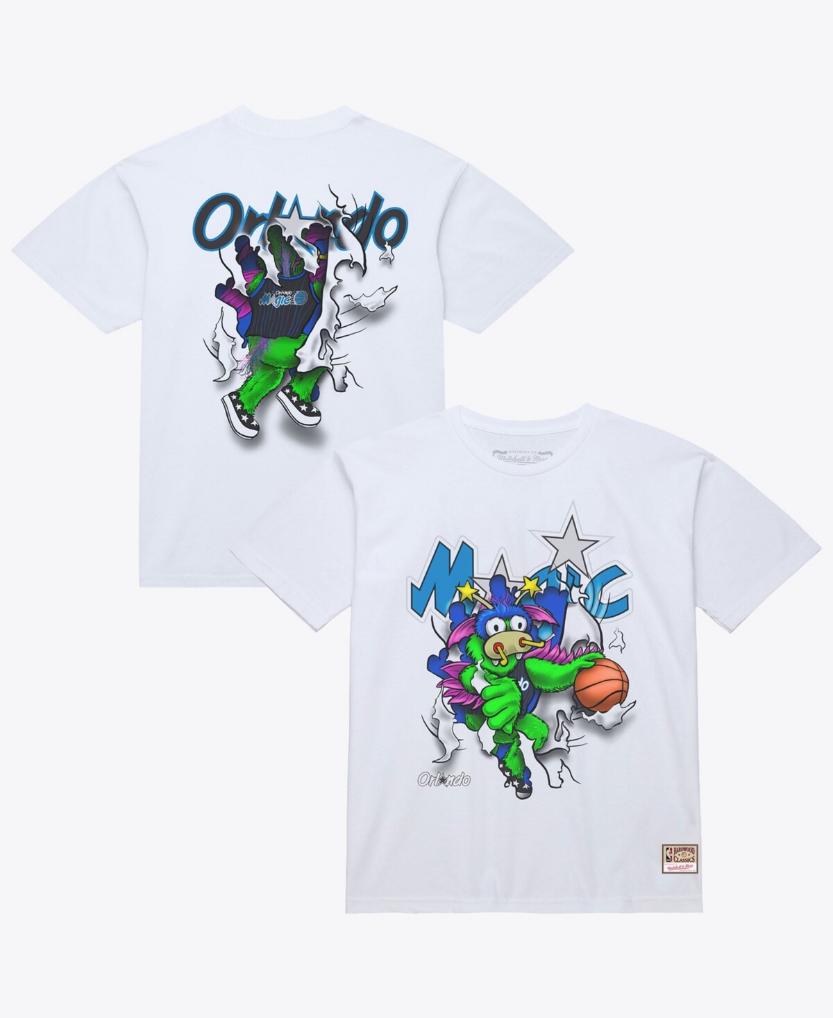 Click here for Mitchell & Ness Mens White Orlando Magic Breakthro... prices