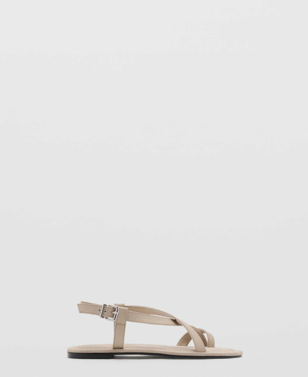 Click here for Mango Womens Straps Leather Sandals - Sand prices