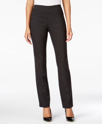 JM Collection Pull-On Slim-Leg Pants, Created for Macy's - Macy's