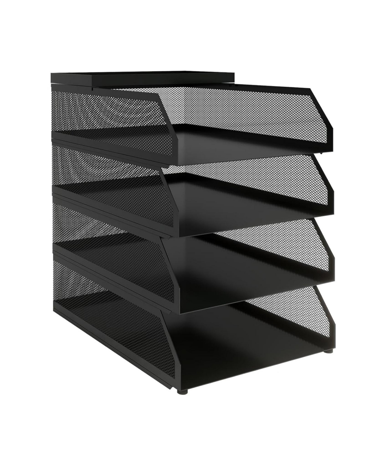 Click here for gaomon 4-Tier Stackable Mesh Desk File Organizer... prices