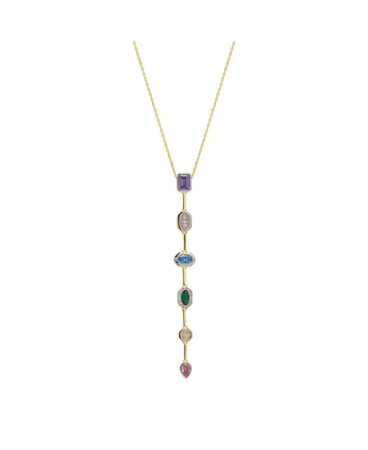 Click here for Spero London Kaleidoscope Y Lariat Sterling Silver... prices