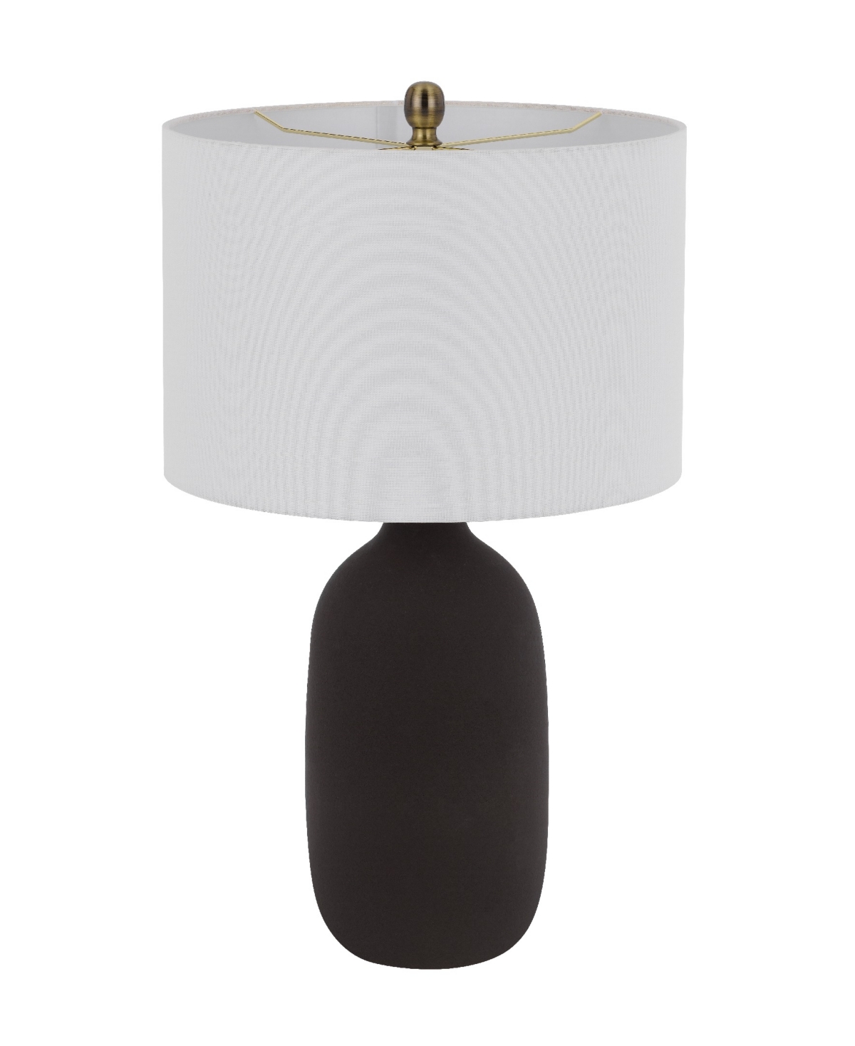 Click here for Cal Lighting 25.5 Ceramic Table Lamp - Matte Black prices