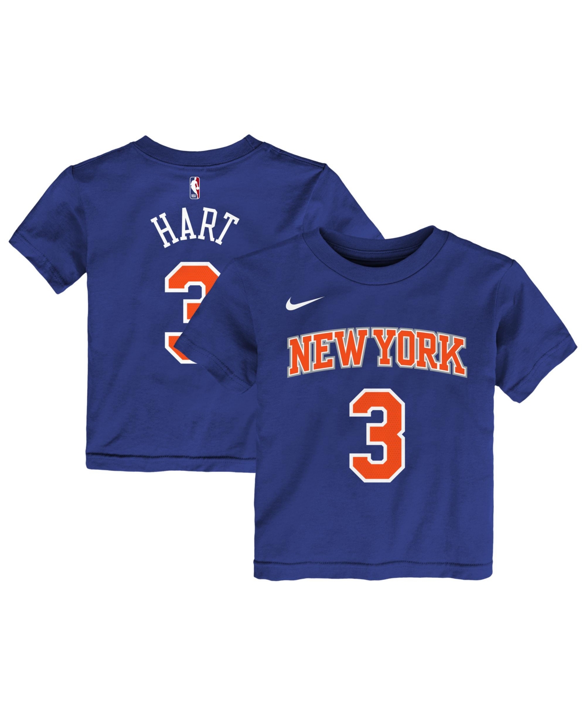Click here for Nike Toddler Josh Hart Blue New York Knicks Icon N... prices