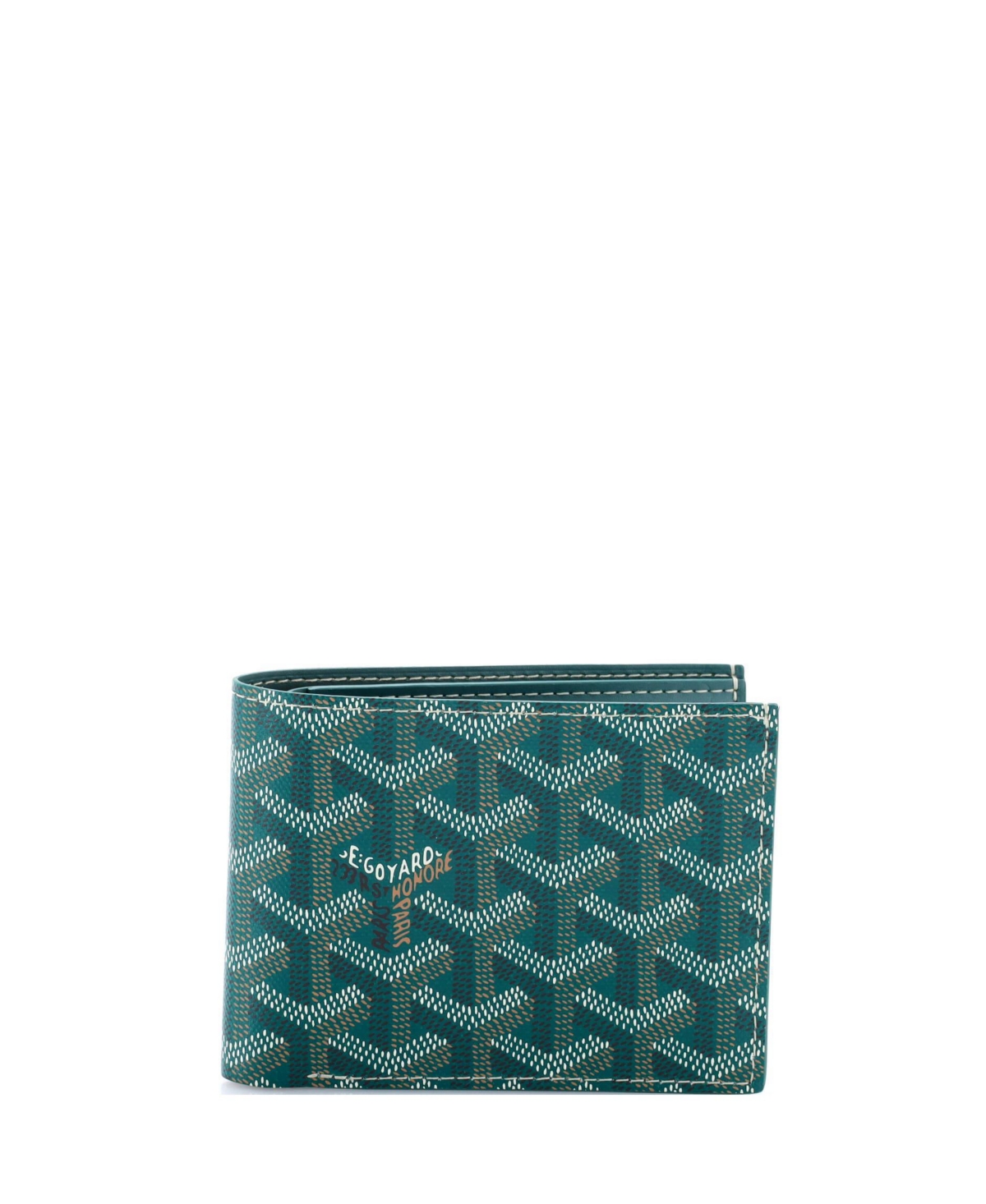 Click here for Pre-Owned Goyard Bifold Wallet Coated Canvas - Gre... prices