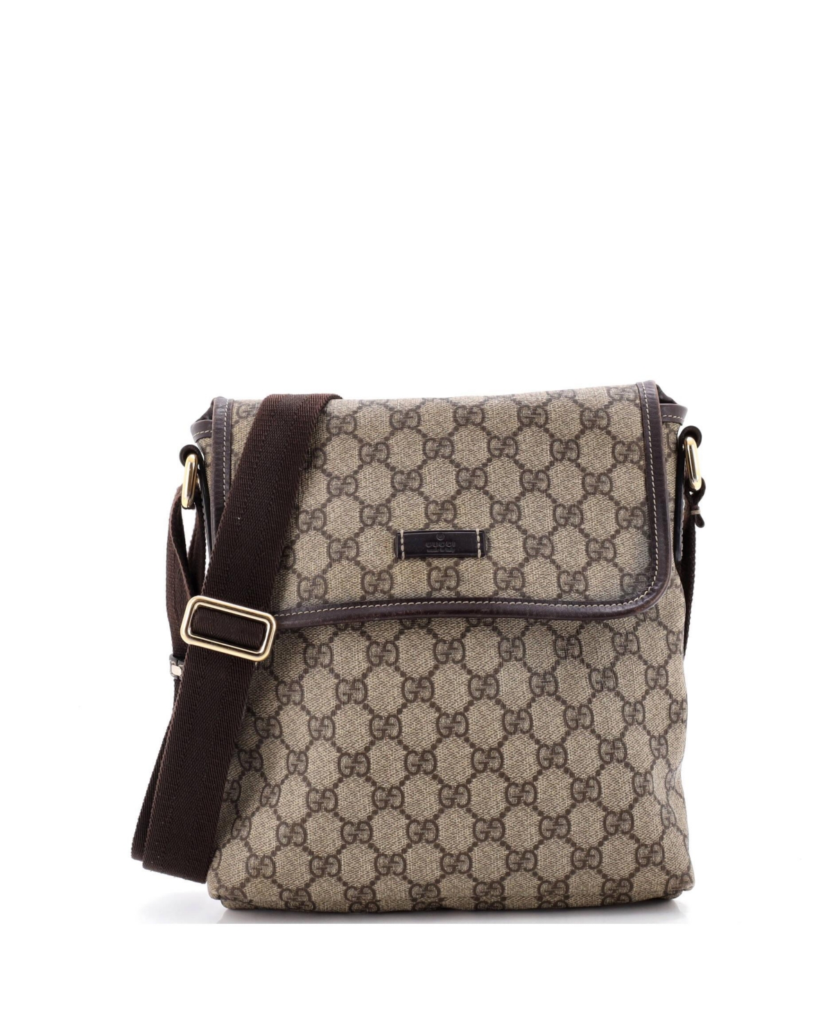 Click here for Pre-Owned Gucci Small Flap Messenger Gg Coated Can... prices