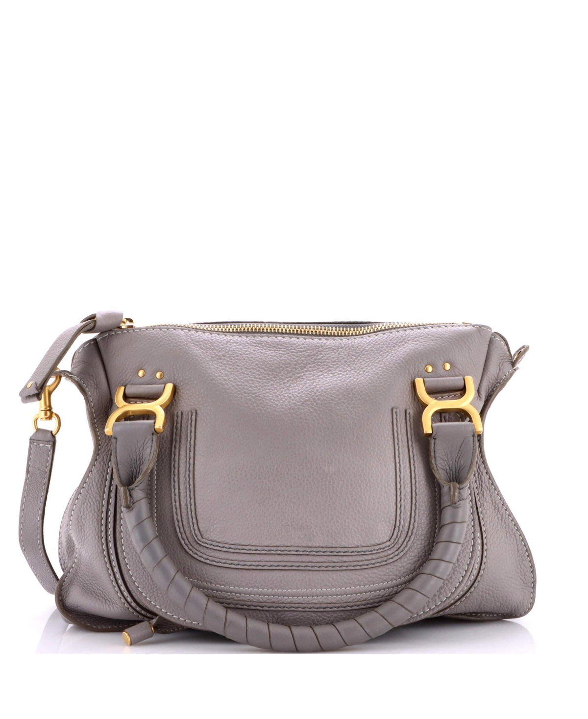 Click here for Pre-Owned Chloe Medium Marcie Satchel Leather - Gr... prices