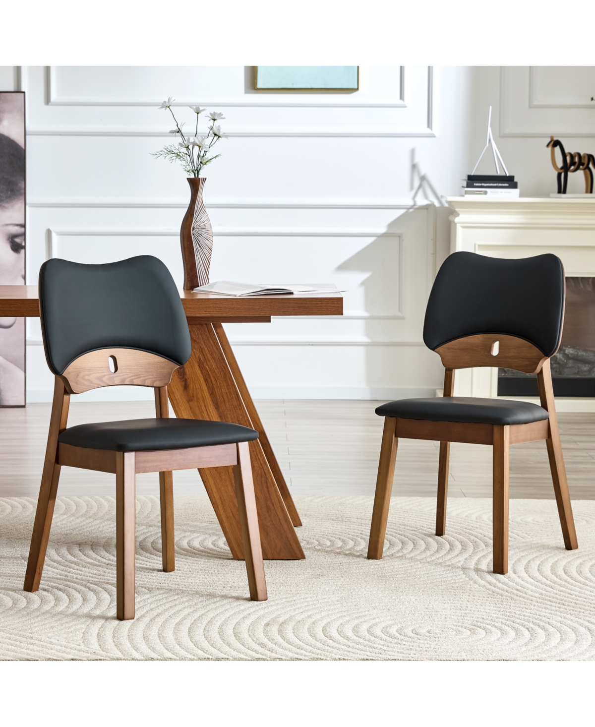 Click here for Rainsken Solid Wood Dining Chair Set of 2  cushion... prices