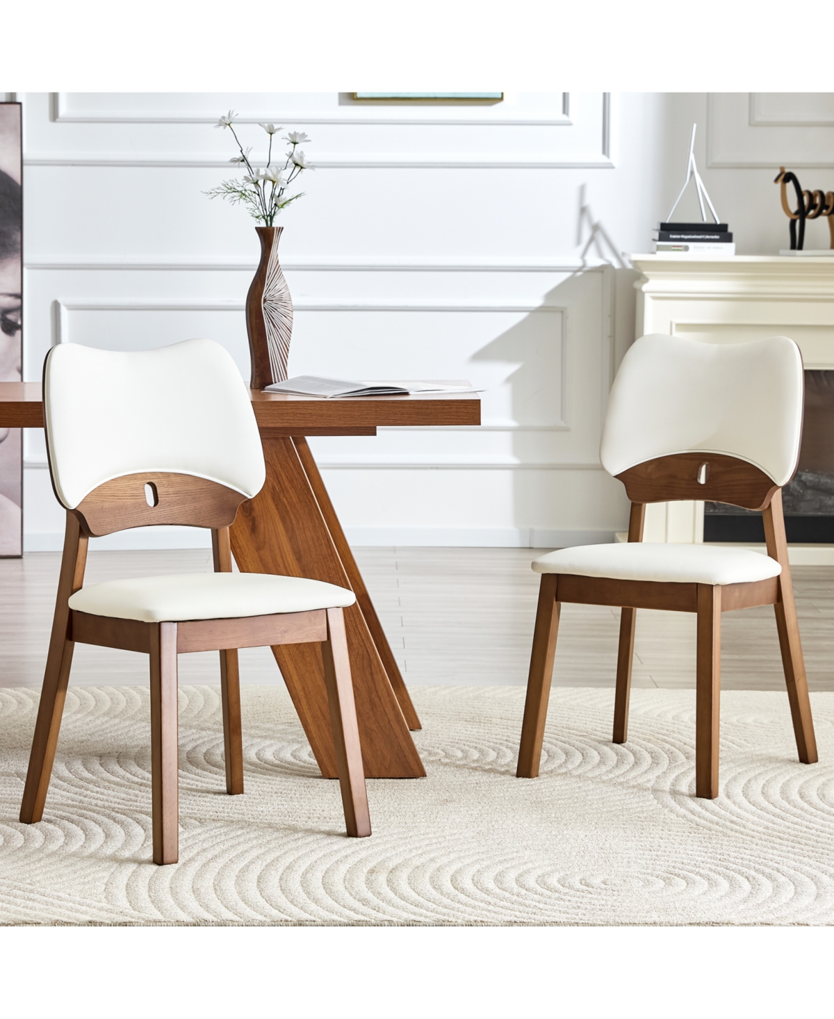 Click here for Rainsken Solid Wood Dining Chair Set of 2  cushion... prices