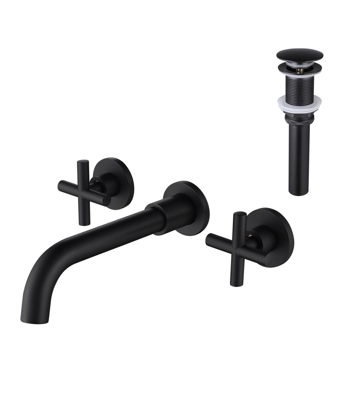 Click here for Phying Wall Mounted Dual Handle Bathroom Sink Fauc... prices