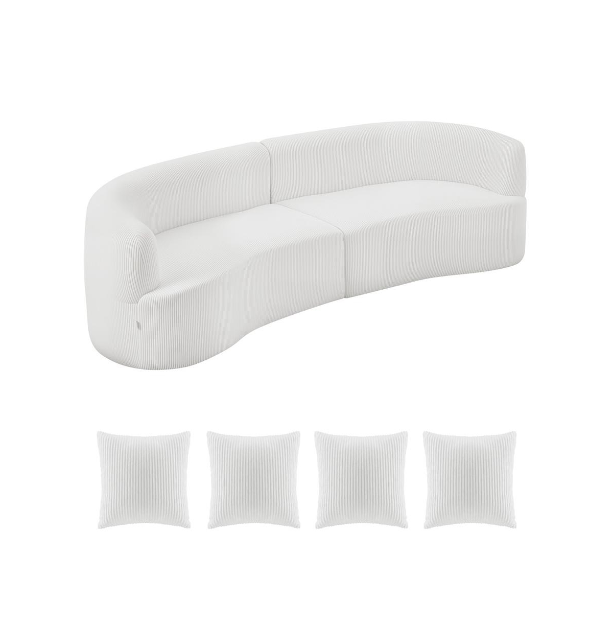 Click here for Sugift Luxury Modern Cloud Plush Sectional Sofa 11... prices