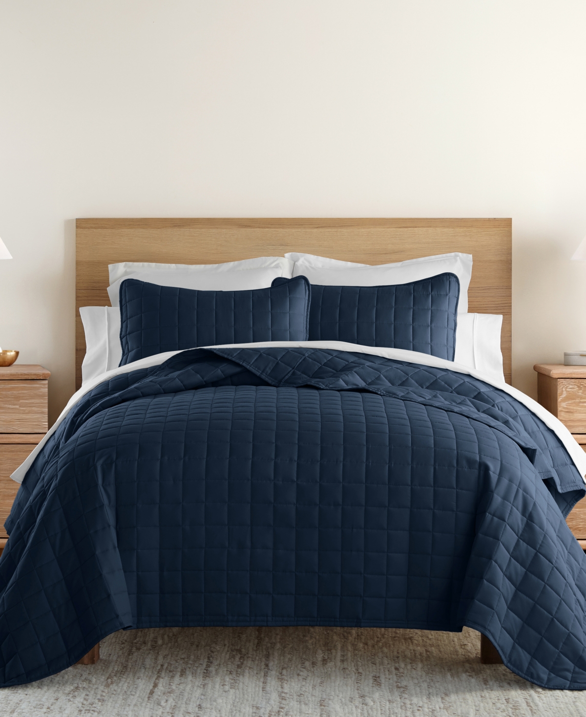Click here for ienjoy Home Ultra Soft Square Pattern Quilted Cove... prices