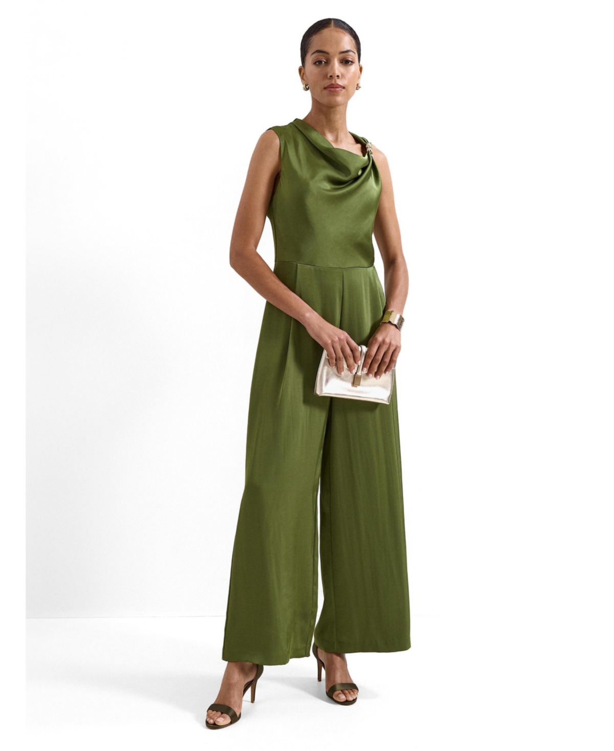 Click here for Phase Eight Womens Avril Jumpsuit - Green prices